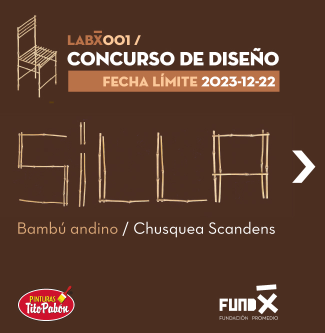 Concurso de diseño: Silla de bambú andino – Fundación Promedio